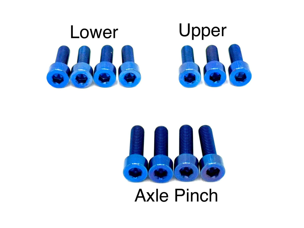 Fox 40 and Bomber 58 Fork Titanium Bolt Kits – Titanium Surron