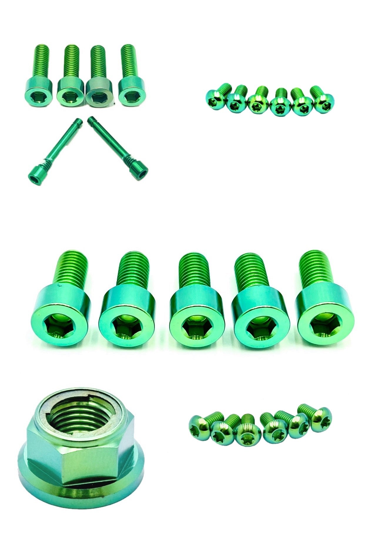 Front and Rear Wheel Titanium Bolt Kit for Surron, Talaria, E-moto ...