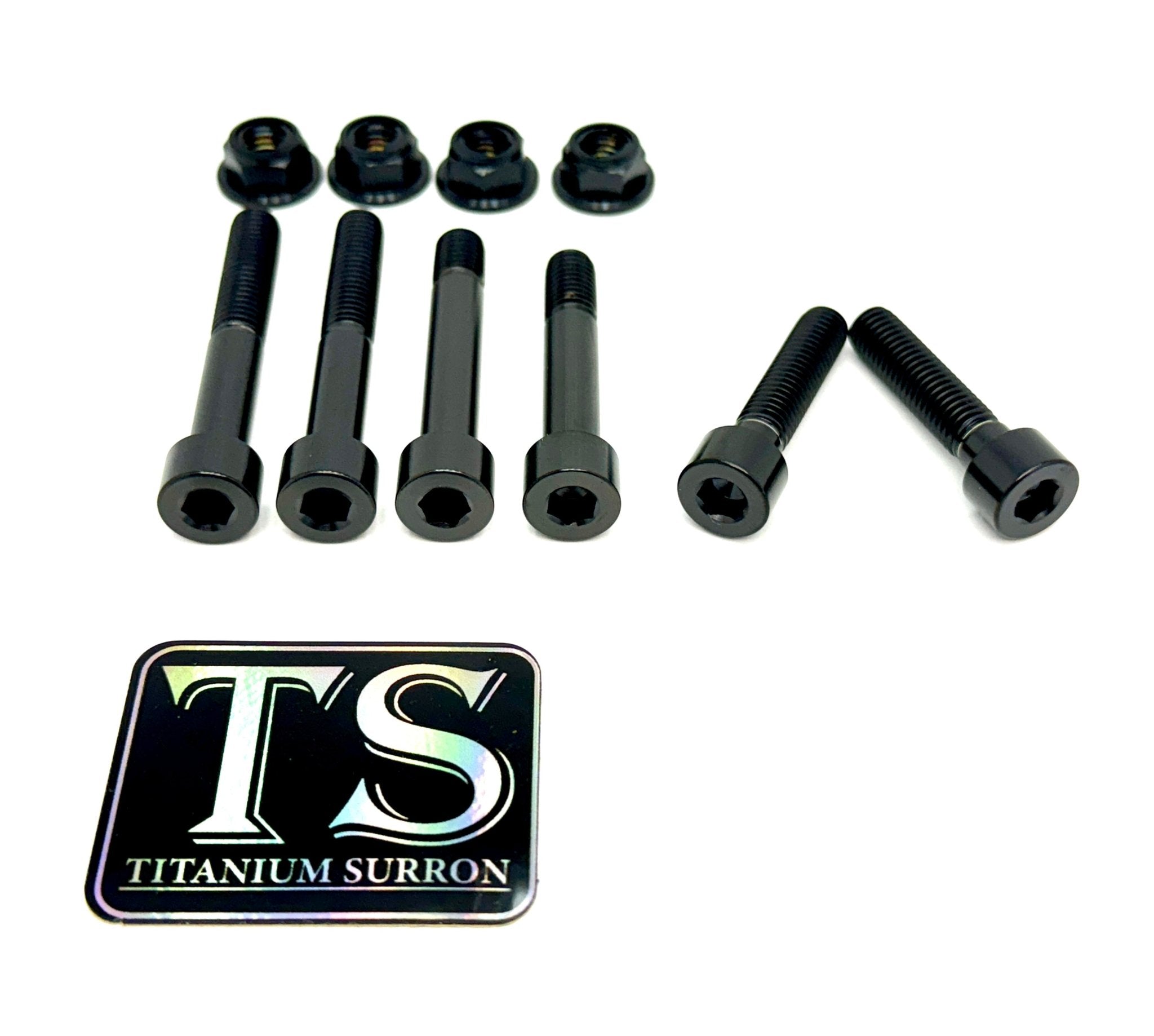 Rear Suspension/ Linkage Bolt Kit for Surron LBX & Segway – Titanium Surron