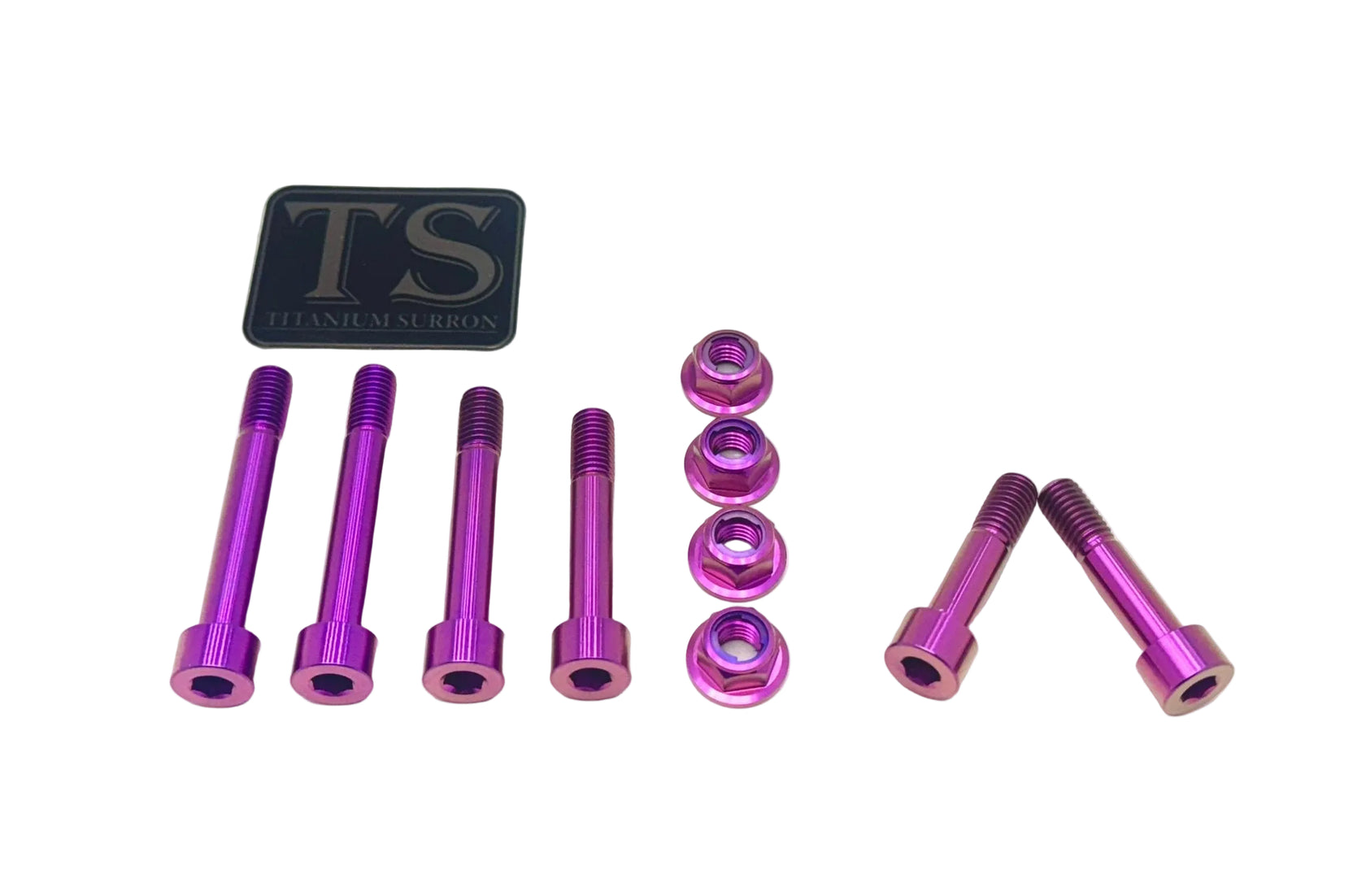 Rear Suspension/ Linkage Bolt Kit for Surron LBX & Segway – Titanium Surron