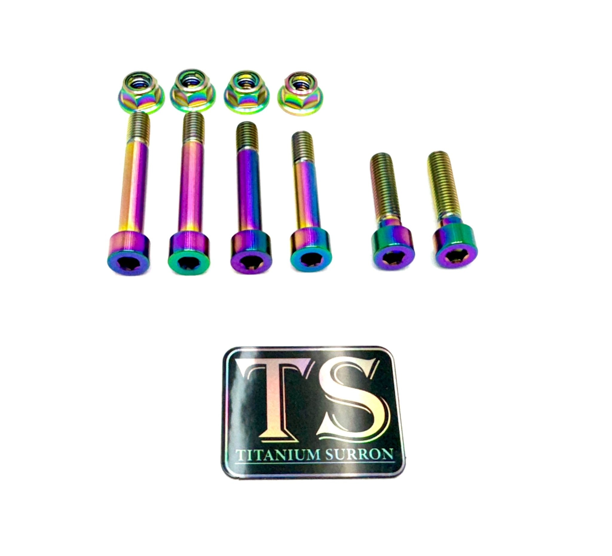 Rear Suspension/ Linkage Bolt Kit for Surron LBX & Segway – Titanium Surron