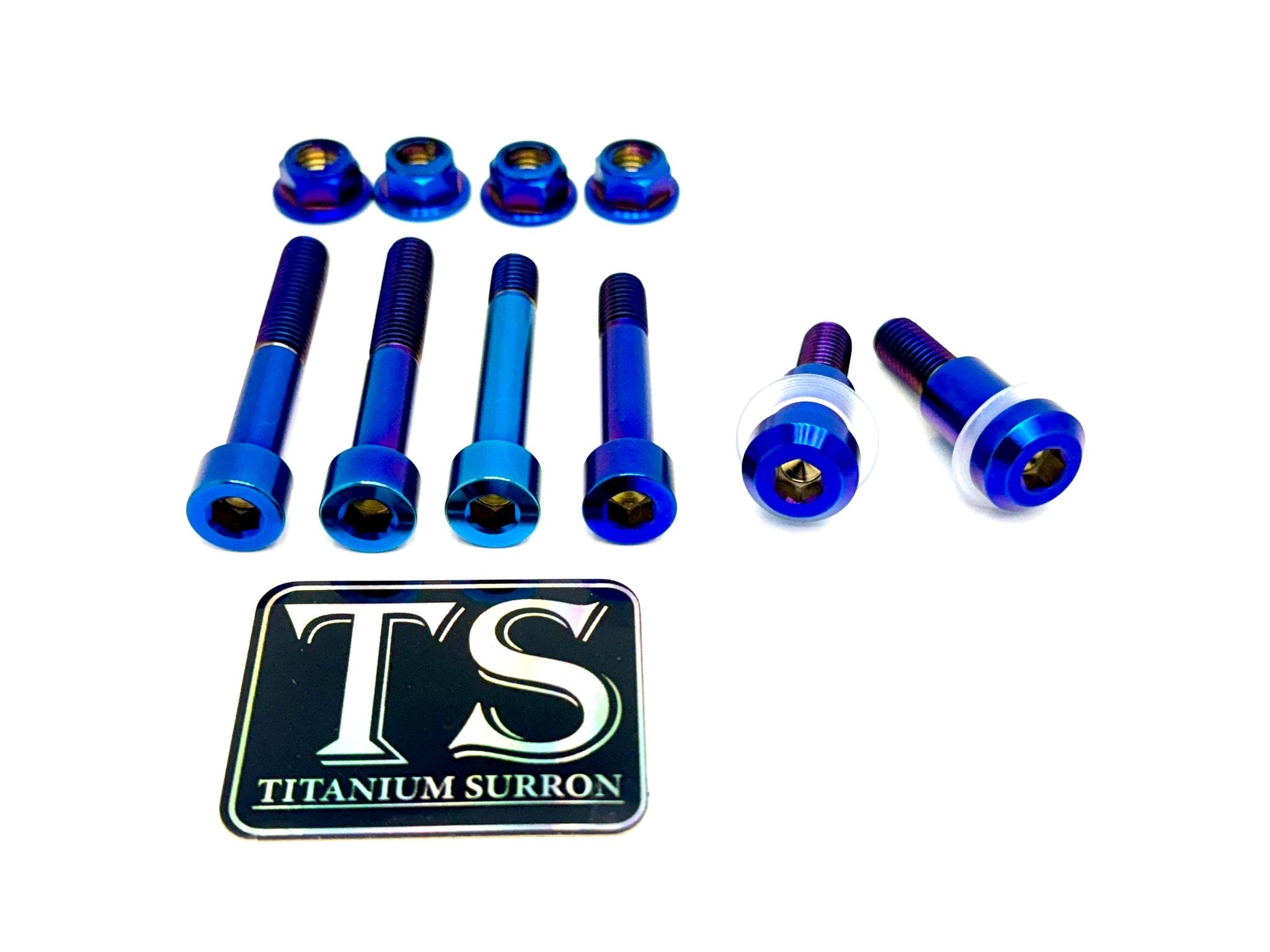 Rear Suspension/ Linkage Bolt Kit for Surron LBX & Segway – Titanium Surron