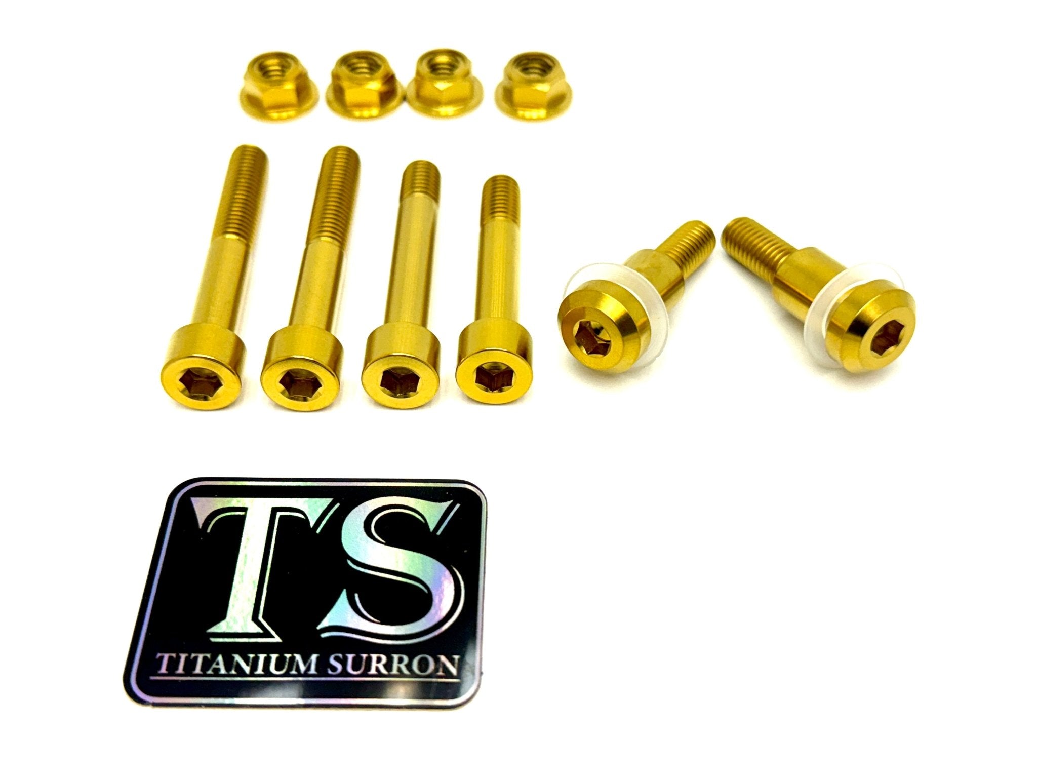 Rear Suspension/ Linkage Bolt Kit for Surron LBX & Segway – Titanium Surron