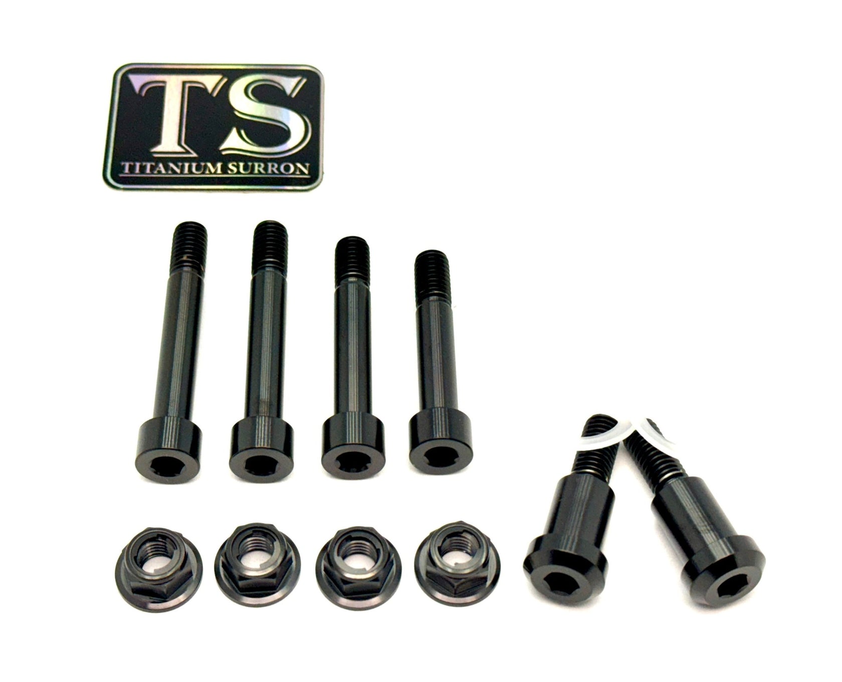 Rear Suspension/ Linkage Bolt Kit for Surron LBX & Segway – Titanium Surron