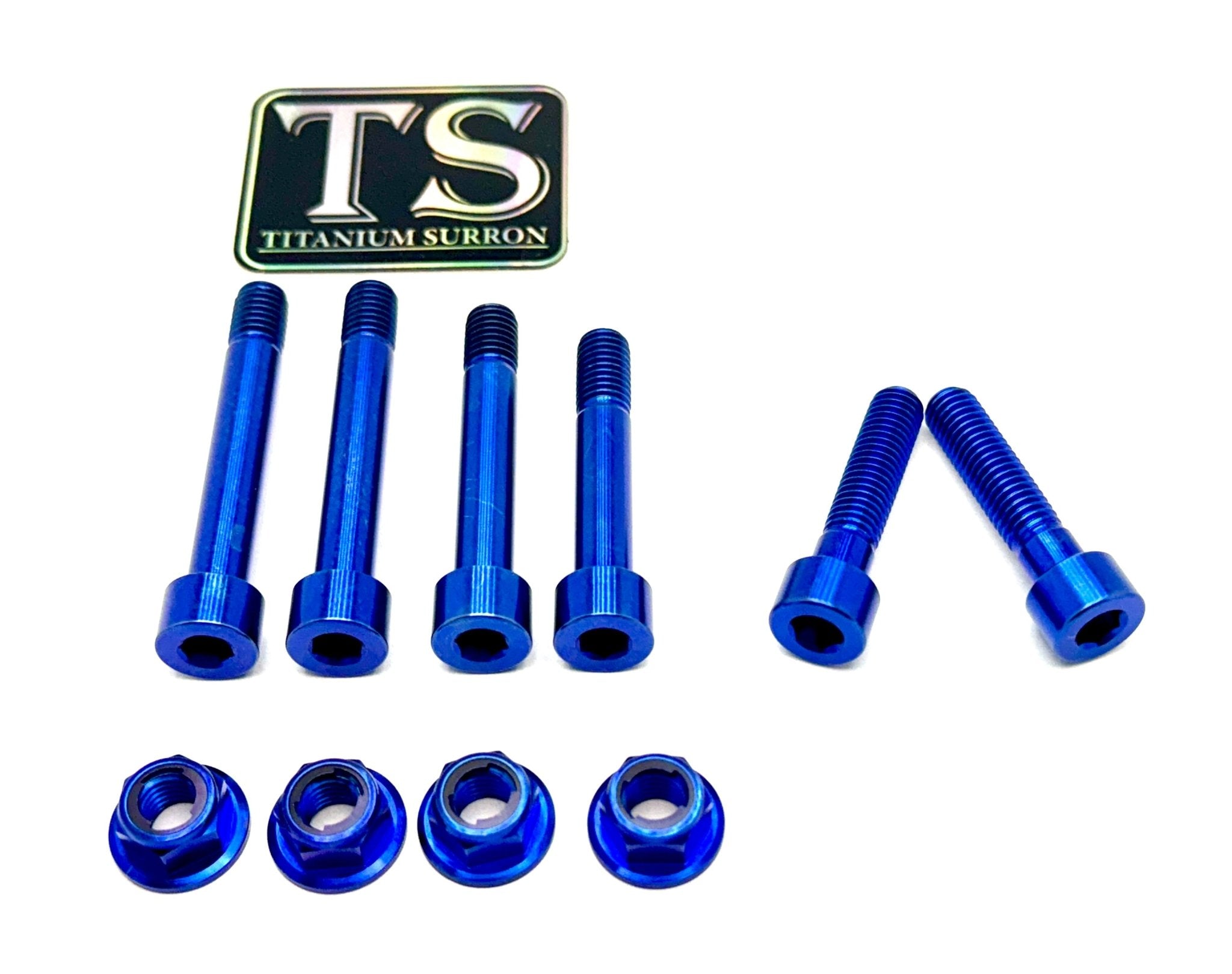 Rear Suspension/ Linkage Bolt Kit for Surron LBX & Segway – Titanium Surron