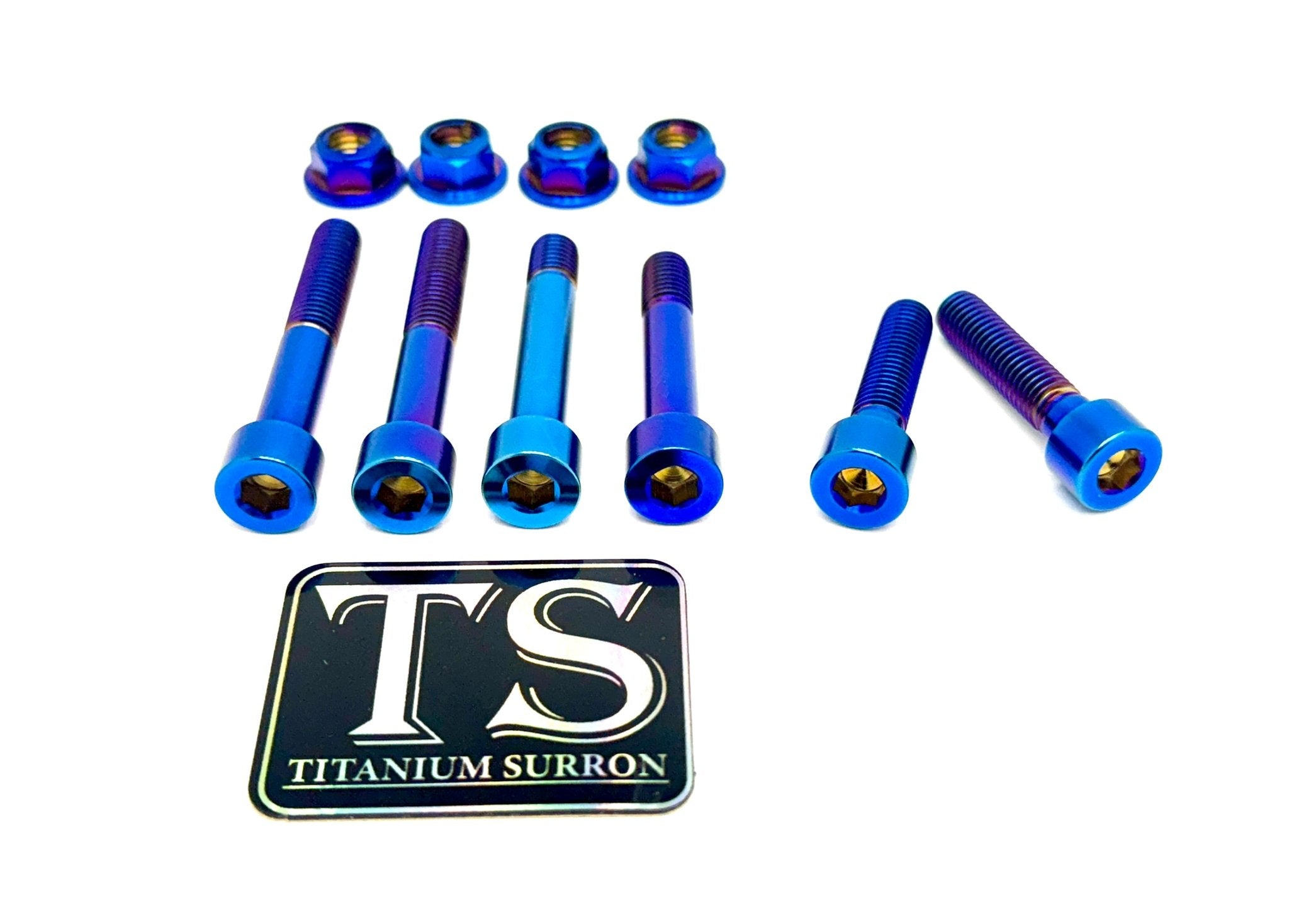 Rear Suspension/ Linkage Bolt Kit for Surron LBX & Segway – Titanium Surron