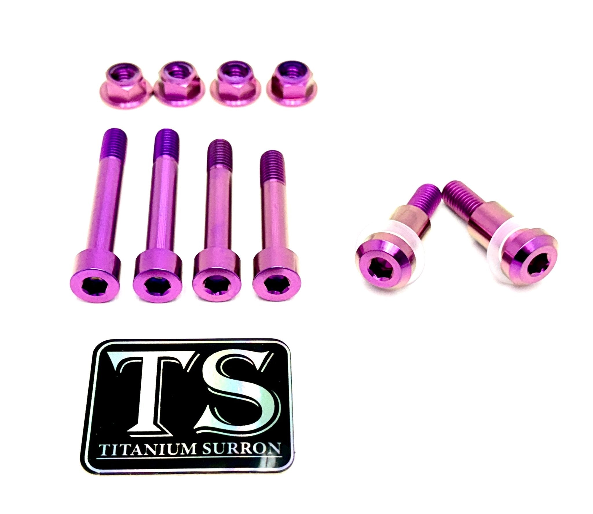 Rear Suspension/ Linkage Bolt Kit for Surron LBX & Segway – Titanium Surron